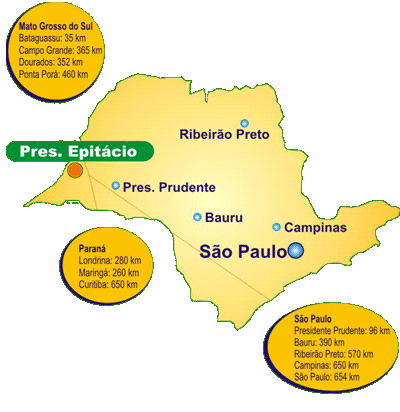 MaCamp - Guia Camping e turismo - São Paulo - Presidente Epitácio - Mapas